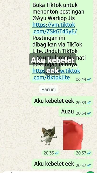 Aku Kebelet Eek Youtube
