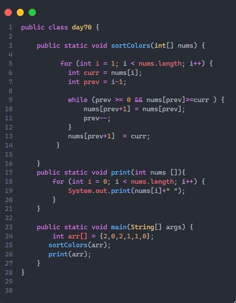 100daysofcode Dsa Java Problemsolving Insertionsort Dailycode
