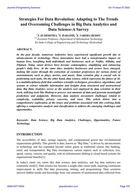 Pdf Strategies For Data Revolution Adapting To The Trends And