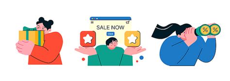 유토이미지 온라인 쇼핑을 하는 사람들