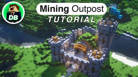 Minecraft How To Build A Mining Outpost Tutorial Minecraft
