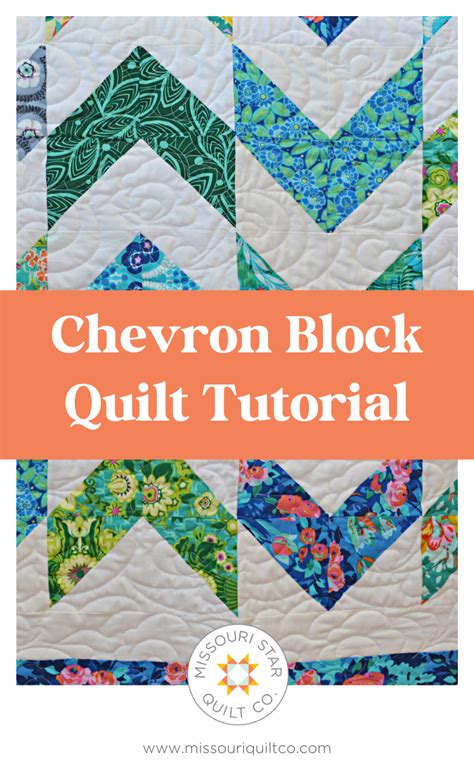 Free Easy Chevron Block Quilt Tutorial Missouri Star Quilt Co