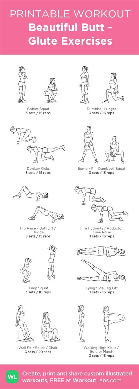 Printable Glute Stretches Plan Your Year Easily
