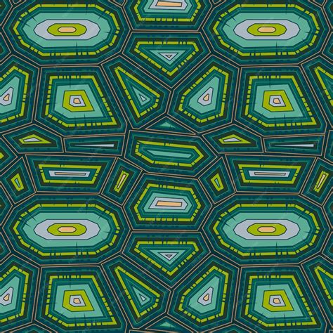 Free Vector Hand Drawn Turtle Shell Pattern