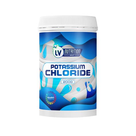 Potassium Chloride 200g Lv Nutrition