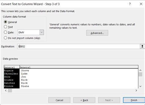 How To Separate Names In Excel