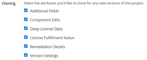 Cloning Projects