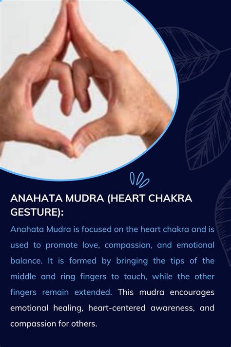 Anahata Mudra Heart Chakra Gesture Hand Mudra And Their Meaning