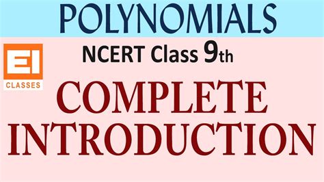 introduction to polynomials youtube