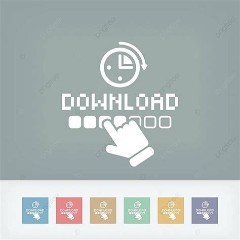 Download Progress Concept Clock Measure Vector Concept Clock Measure