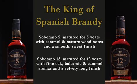 Soberano 5 Reserva - Spanish Brandy Reserva, 5 Year Aged Brandy in ...