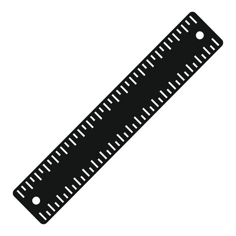 Geometry Ruler Icon Simple Style 14528913 Vector Art At Vecteezy