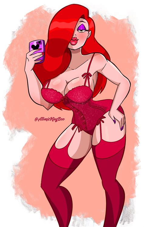 Jessica Rabbit In Lingerie By Atomickingboo On Newgrounds