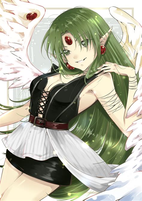 Yen Ling Tsai Finn Fish Kamikaze Kaitou Jeanne 1girl Armpits Black