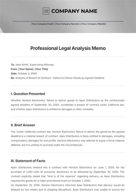 Free Legal Memo Templates To Edit Online And Print