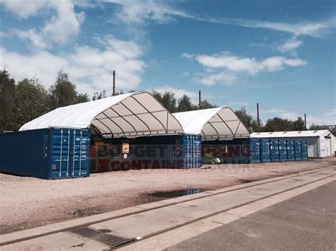 Container Canopy Shelter 26ft X 20ft Shipping Container Valet Bay