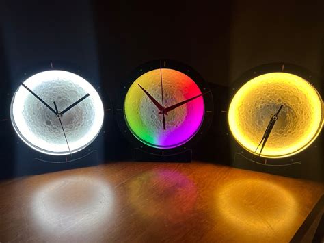 Lunar Eclipse Clock Etsy