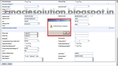 Cif Creation Error Is Being Faced Now A Day In Pofinacle