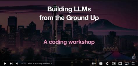 Github Rasbt Llm Workshop A Hour Coding Workshop To Understand How Llms Are