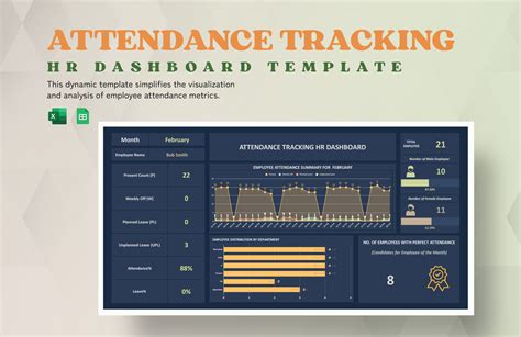 Attendance Dashboard Template In Excel 100 Originalused Argcatering Com