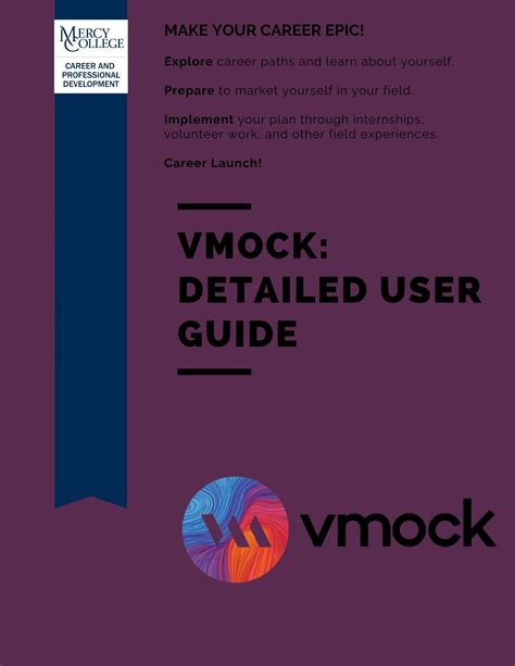 Vmock Virtual Resume Review Career And Professional Development