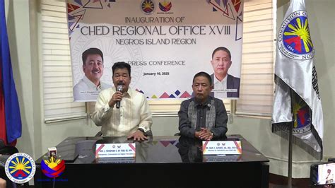 Inauguration Of The Chedro Xviii Negros Island Region Inauguration Of The Chedro Xviii Negros