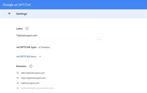 how to fix error for site owner invalid site key top host coupon