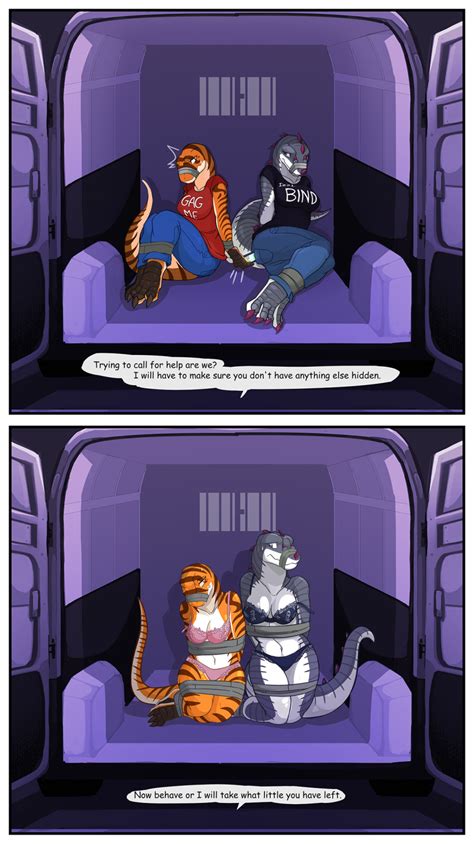 Rule 34 2girls Anthro Anthrosaurs Arms Behind Back Before And After Black Bra Black Panties