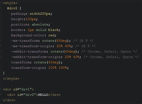 Mengubah Sumbu Putar Transform Rotate Pada CSS