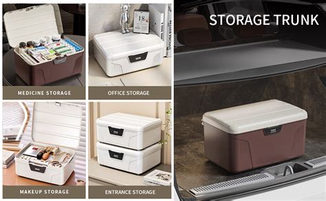 Lockable Storage Container Bin23 Gallon Portable Lock Box