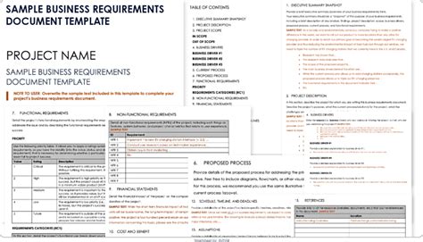 Free Requirement Gathering Templates All Types And Formats