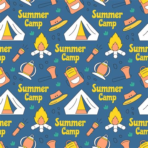 Summer Camp Pattern Images Free Download On Freepik