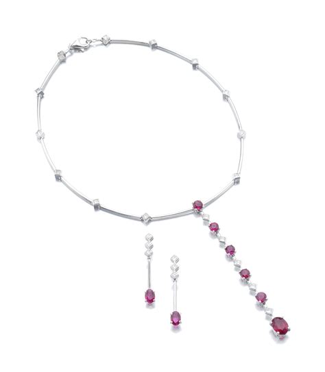 Ruby And Diamond Demi Parure Jewels Online Jewellery Sothebys