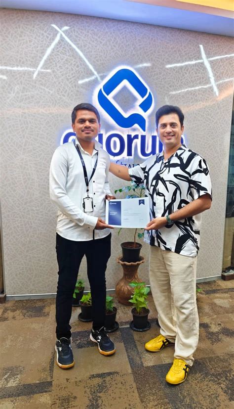 Uday Hule On Linkedin Congratulations Siddesh Kolhe On Your Second Work Anniversary At Quorum