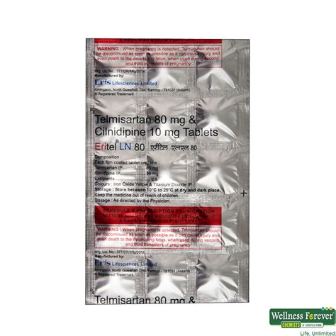 Buy Eritel Ln 80mg 15 Tablets Online At Best Prices Wellness Forever Buy Eritel Ln 80mg 15 Tablets Online At Best Prices Wellness Forever