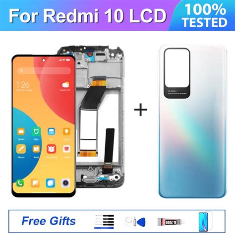Screen For Redmi 10 Redmi10 21061119ag Lcd Display Tocuh Panel