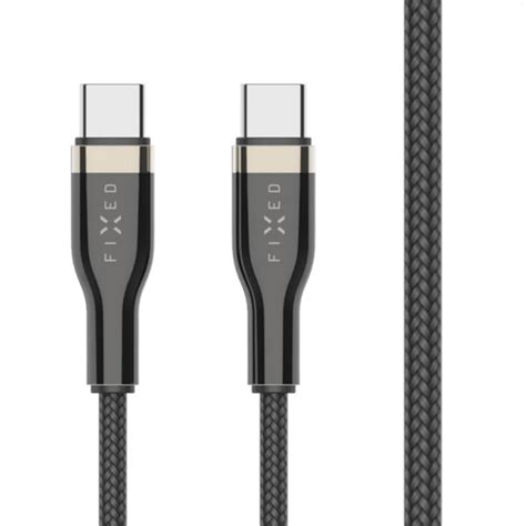 Fixed Fonott Adat és Töltőkábel Usb C Usb C Pd 0 5 M Fekete