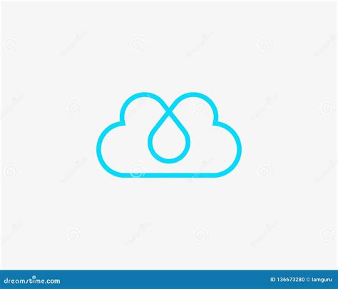 Linear Cloud Icon From Electrian Connections Outline Collection Thin