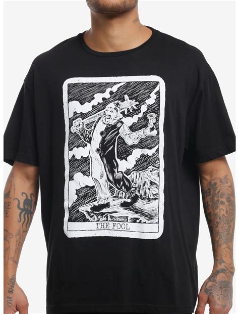Terrifier Art The Clown Tarot Card T Shirt By Vertebrae33 Hot Topic