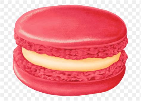 Red Velvet Macaroon Png Sticker Premium Png Rawpixel