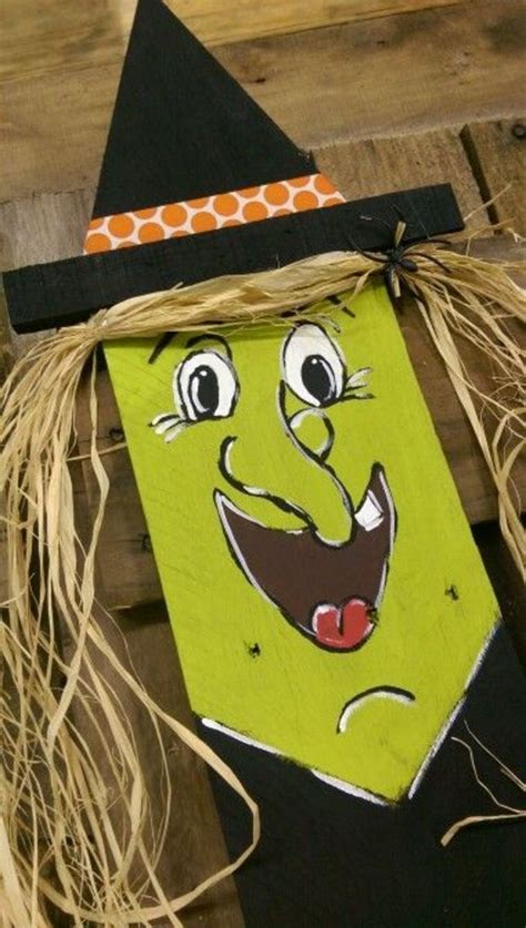 50 Great Ideas For Diy Halloween Wood Crafts Halloween Wood Crafts