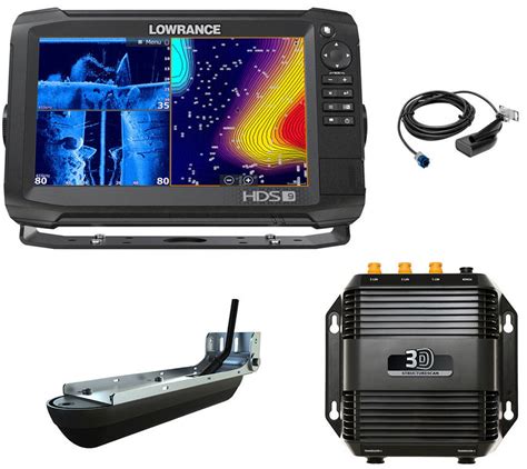 Картплоттер HDS-9 Carbon с блоком StructureScan 3D и датчиком HST-WSBL