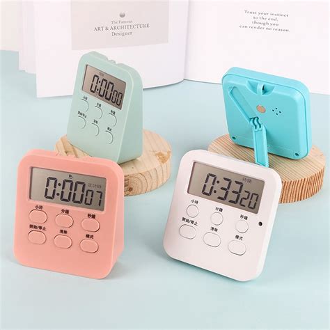 Reheyre Digital Timer Set Bracket Screen Display Mini Kitchen Timer