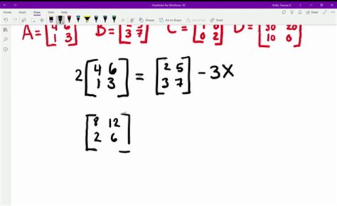 SOLVED Solve The Matrix Equation For The Unknown Matrix X Or Explain Why No Solution Exists A
