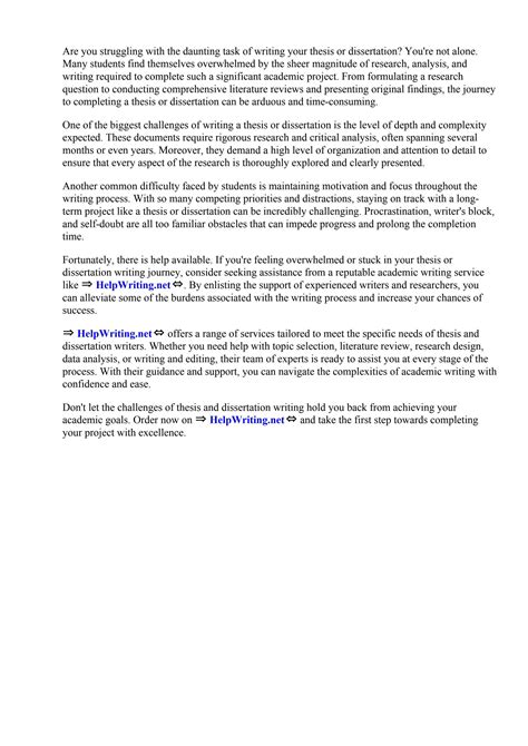 Thesis And Dissertation Writing Pdf By Carrie Anderson Issuu