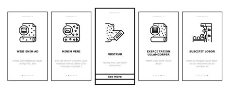 Wallpaper Interior Onboarding Icons Set Vector 18774863 Vector Art At