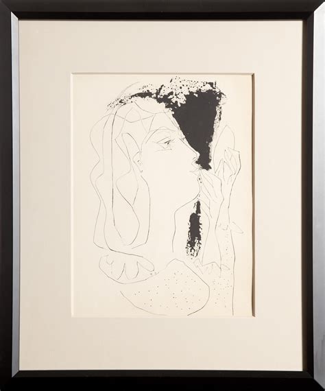Pablo Picasso Woman With Mirror Etching By Pablo Picasso For Sale At