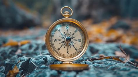 Premium Photo A Compass Representing Direction Or Guidance