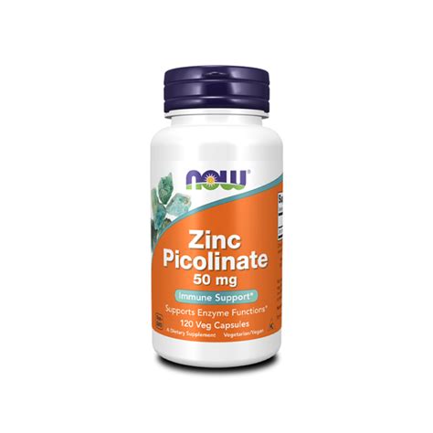 Now Zinc Picolinate 50mg 120 Vegetable Tablets Ifit Eg