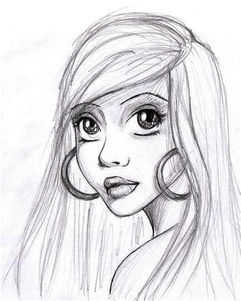 Deviantart Sketch Girl